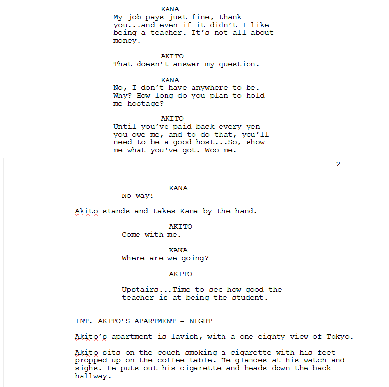 Revised Script – Samantha Payne’s Mastery Journal